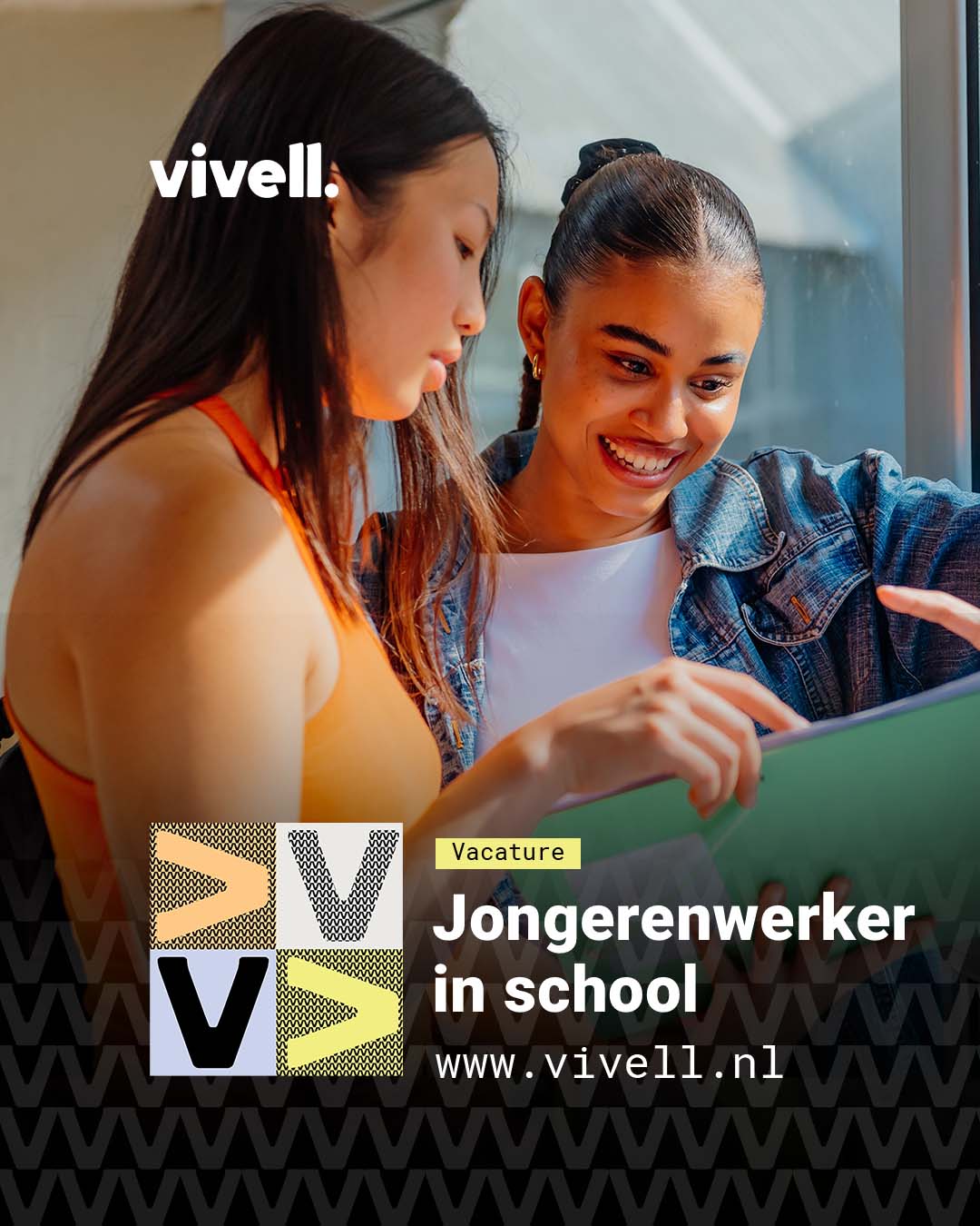 Vacature jongerenwerker in school - Vivell